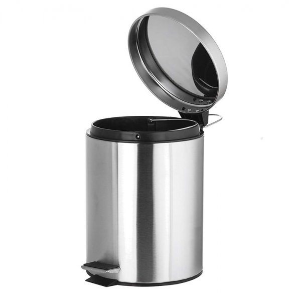 SOFT-CLOSE STEEL DUSTBIN – TPE